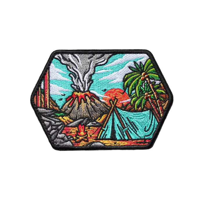 Volcano Eruption | Velcro Patch – Canine Culture